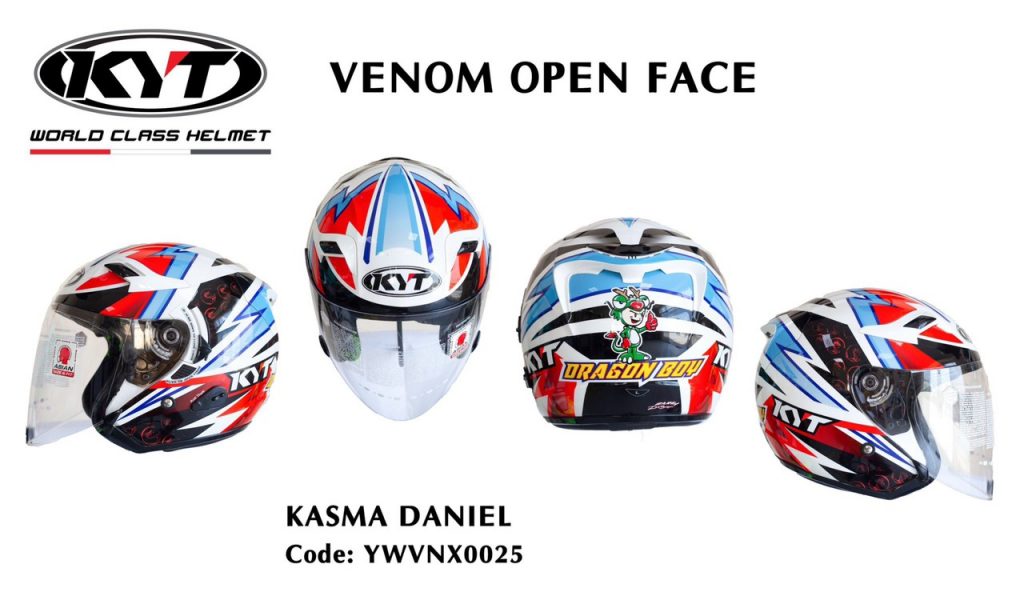 MŨ 3/4 KYT VENOM KASMA DANIEL - HIFA.vn