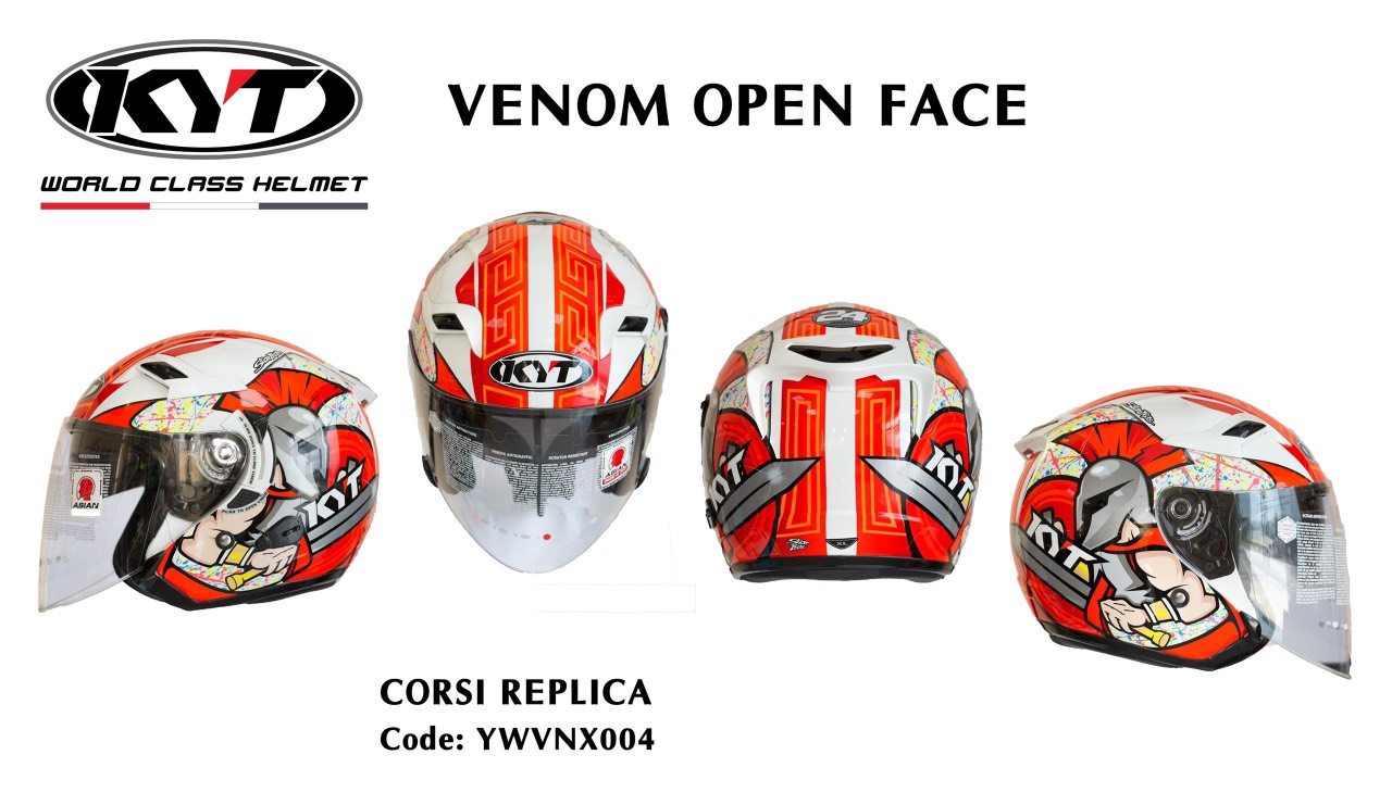 MŨ 3/4 KYT VENOM CORSI - HIFA.vn