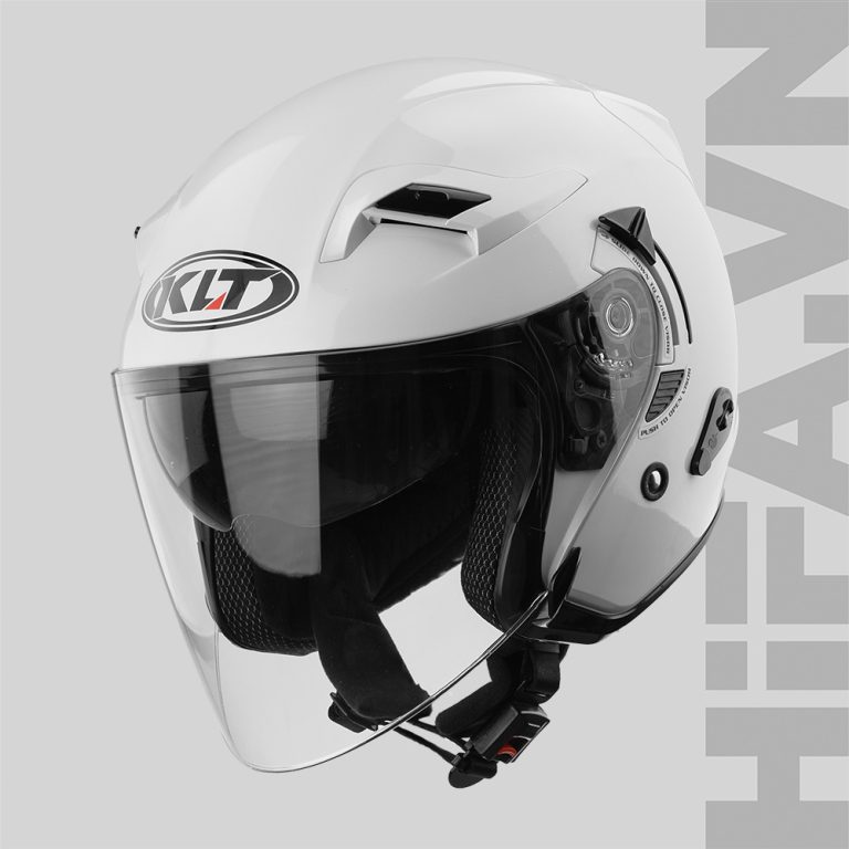 MŨ 3/4 KLT VENOM TRẮNG BÓNG - HIFA.vn