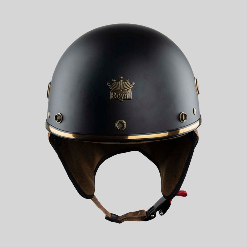 MŨ NỬA ĐẦU ROYAL M379 ĐEN NHÁM - HIFA.vn