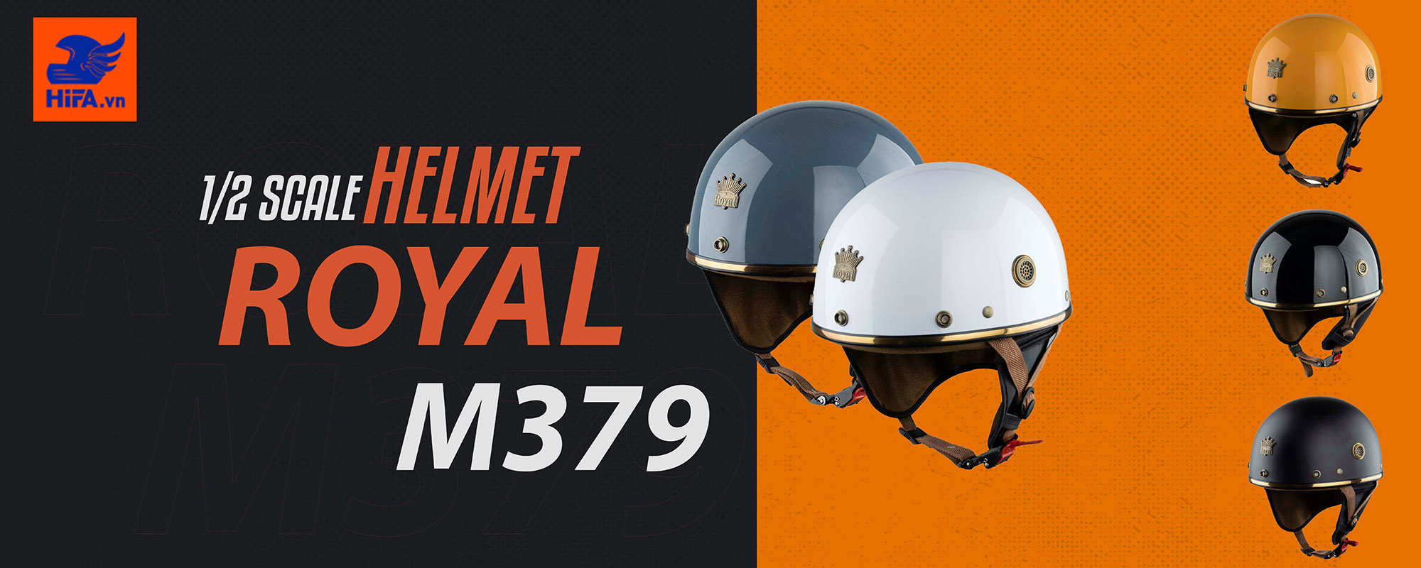 MŨ NỬA ĐẦU ROYAL M379 - HIFA.vn